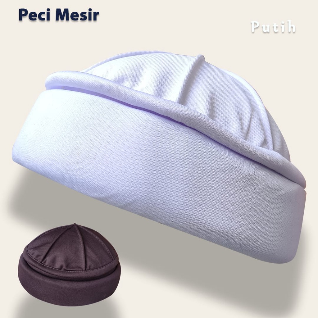 Jual PECI Kopiah Sholat Shalat - Peci Mesir Lipat | Shopee Indonesia