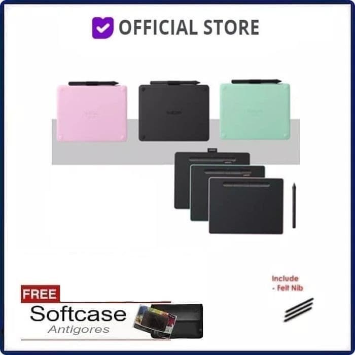 Jual Wacom Intuos Drawing Tablet Small Bluetooth CTL-4100 CTL 4100 ...