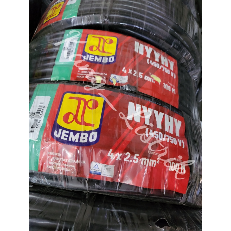 Jual Kabel NYYHY JEMBO 4x2.5 Per Meter / Kabel Serabut JEMBO 4x2,5 Per ...