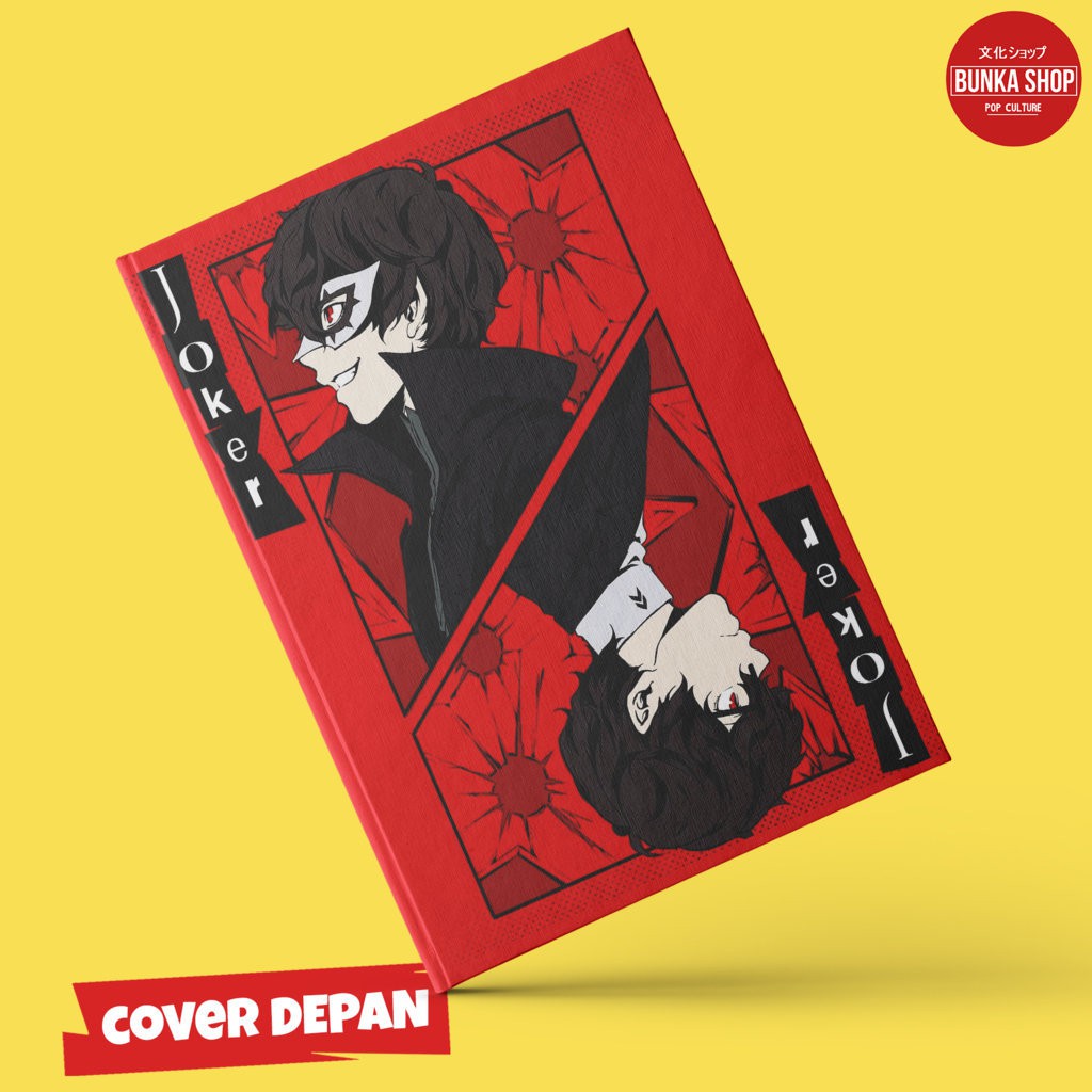 Jual Notebook Hardcover Anime Game Persona 5 Joker Ukuran A5 Buku Tulis ...