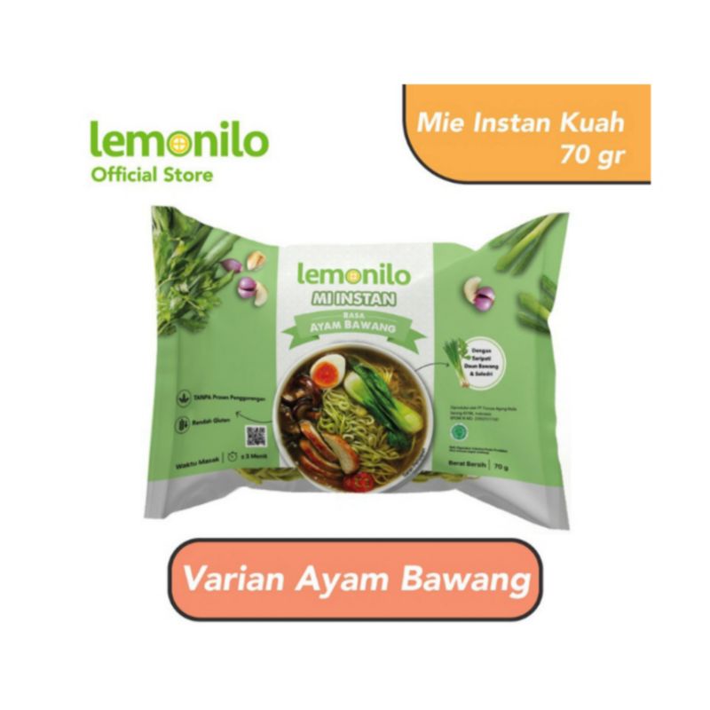 Jual Lemonilo Mie Instan Goreng Rendang 77 g | Shopee Indonesia