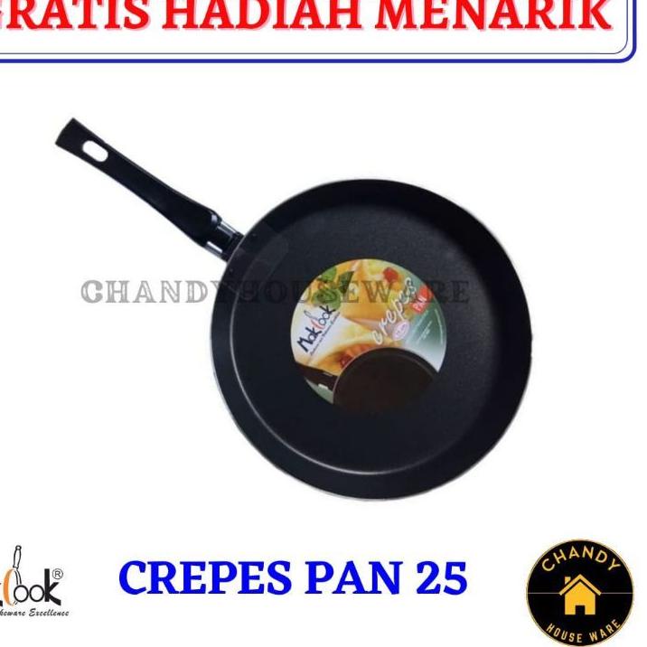 Jual CREPES PAN / WAJAN DATAR / PANCI CREPES / TEFLON CREPES 20 22 25 ...