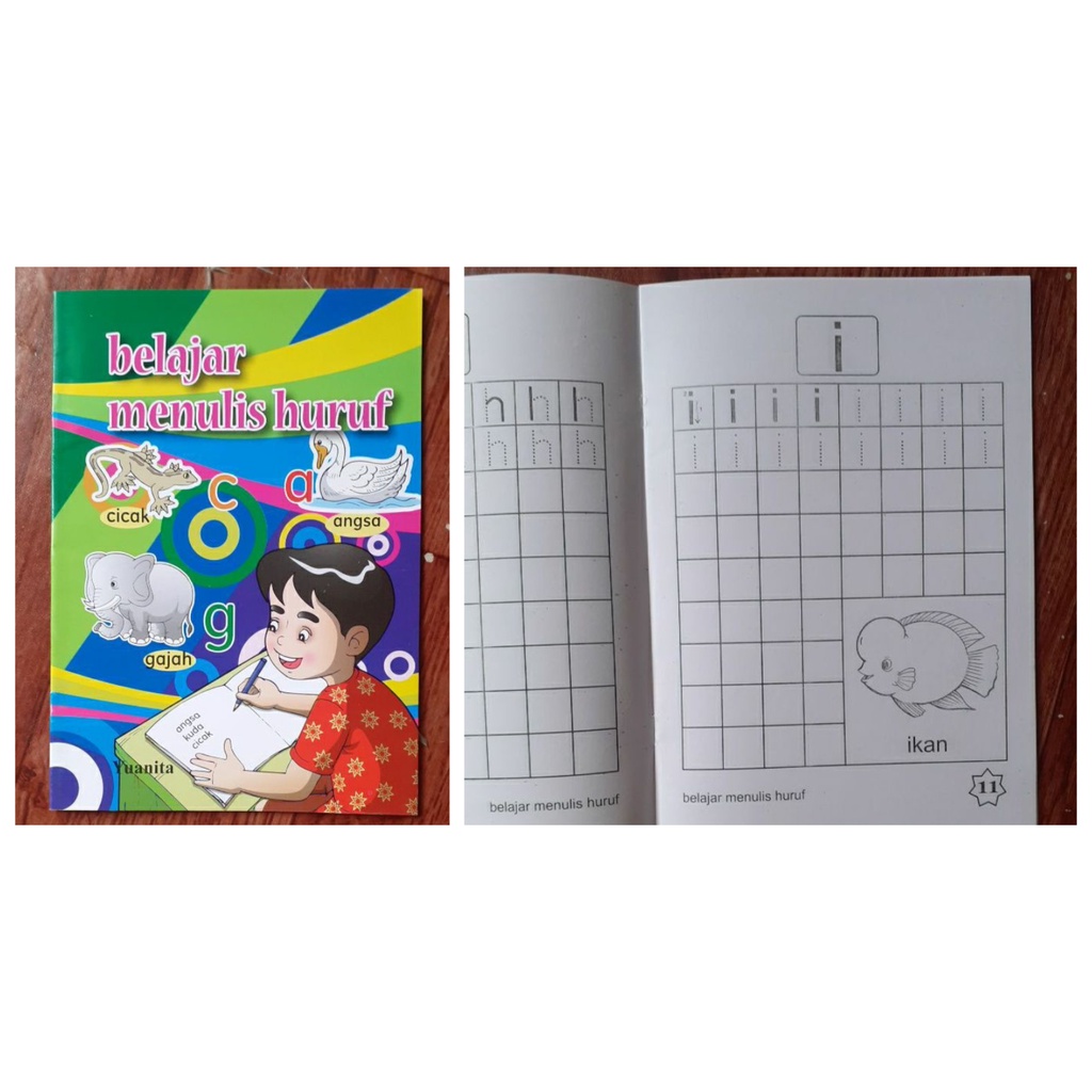 Jual Buku Belajar Menulis Huruf Untuk Anak PRA SEKOLAH PAUD TK SD ...