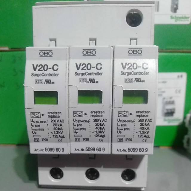 Jual arrester OBO 3p V20-C 280VAC | Shopee Indonesia