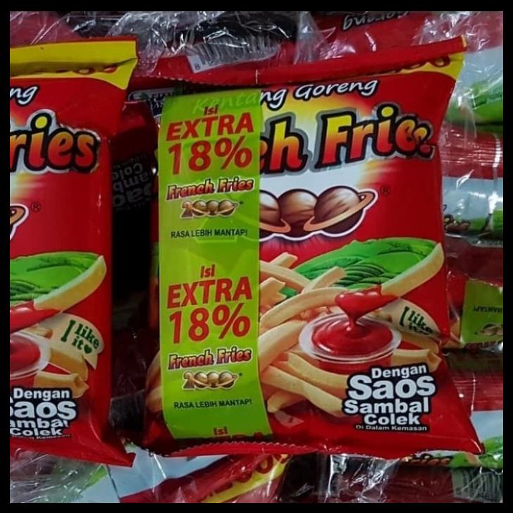 Jual Snack Ciki Saus Kentang French Fries 2000 Isi 10 | Shopee Indonesia