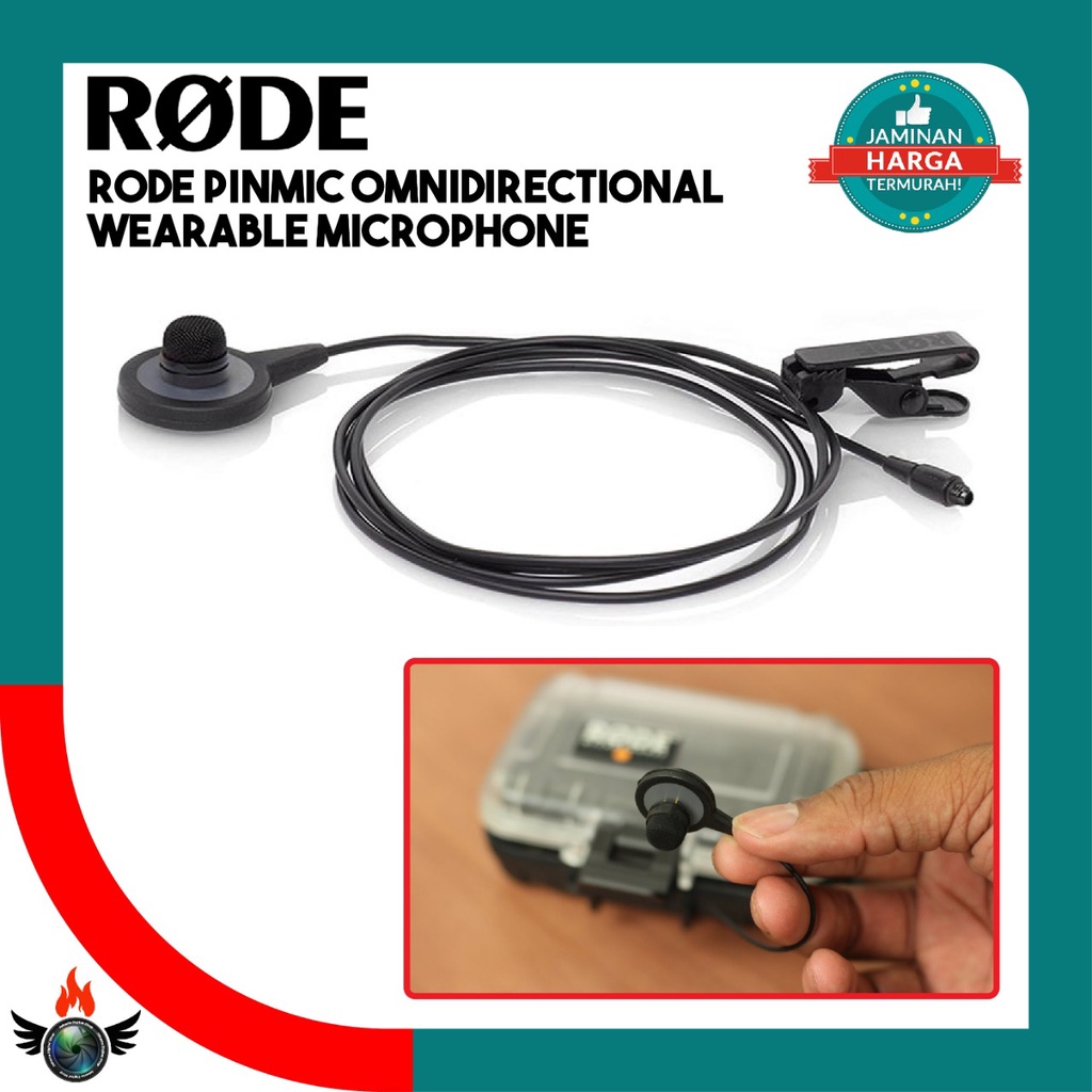 Jual Rode PinMic Omnidirectional Wearable Microphone | Shopee Indonesia