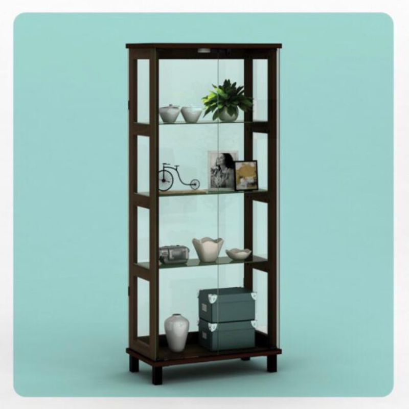Jual pro design lemari rak display kaca / lemari hias kaca ROSETTA SC ...