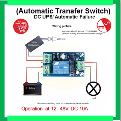 Jual Electronic ATS Automatic Transfer Switch Failure AC DC UPS ...