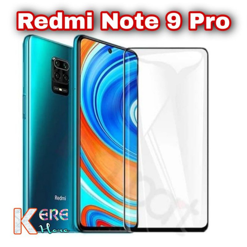 Jual TEMPERED GLASS FULL LEM 9D XIAOMI REDMI NOTE 9 PRO | Shopee Indonesia