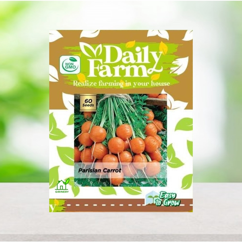 Jual Benih Bibit WORTEL BULAT MINI PARISIAN CARROT - Daily Farm ...