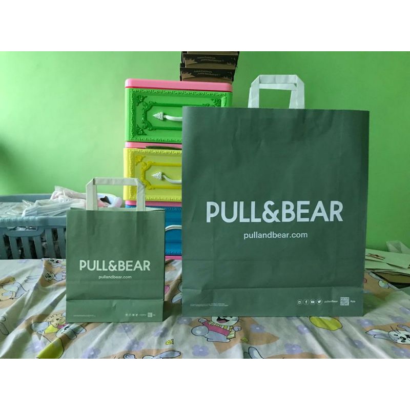 Jual PAPER BAG PULL&BEAR ORIGINAL | Shopee Indonesia