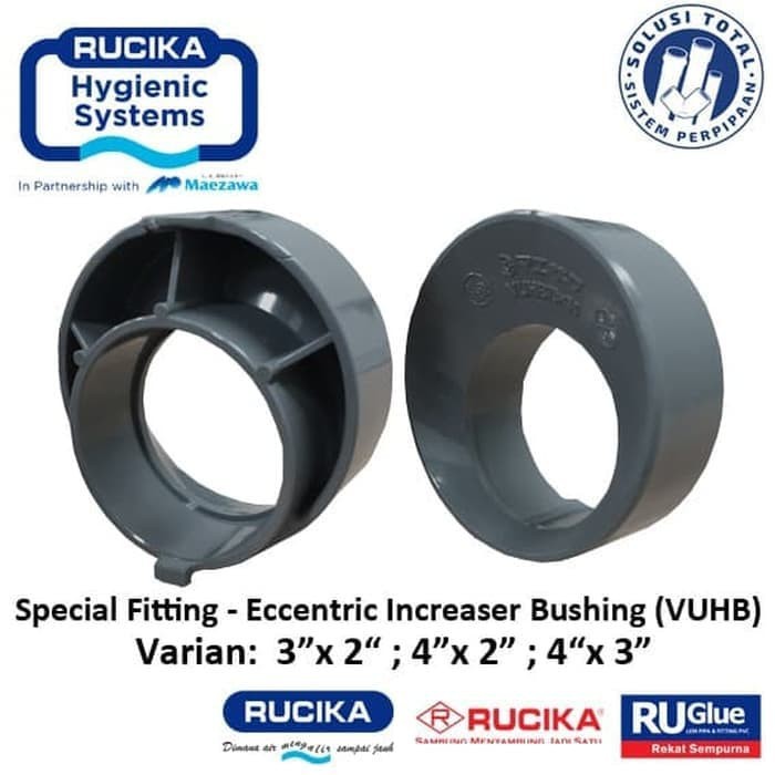 Jual ECCENTRIC INCREASER BUSHING VUHB 3" x 2" VLOK SOK RUCIKA SPECIAL ...