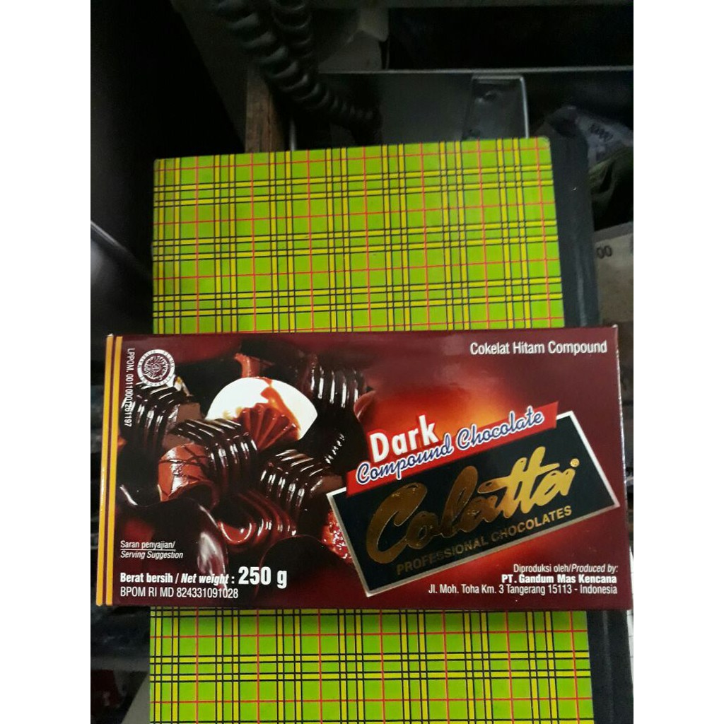 Jual dark/coklat/chocolate/collata/blok/batang/praline/lolipop/dekorasi ...