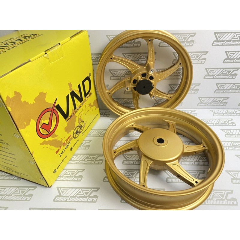Jual VELG VND SIX STAR AEROX 155 250/350X14 INCH | Shopee Indonesia