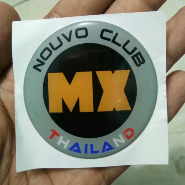 Jual Emblem Nouvo MX Club Thailand Timbul untuk Nouvo Z dan Nouvo Lele ...