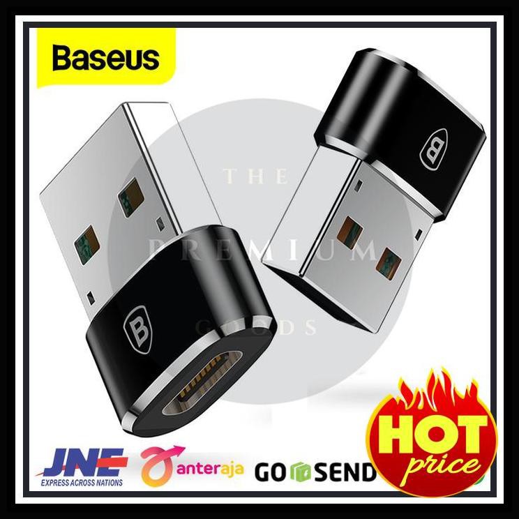 Jual Baseus Type C Female To Usb Male Adapter Converter Otg Harga Promo ...
