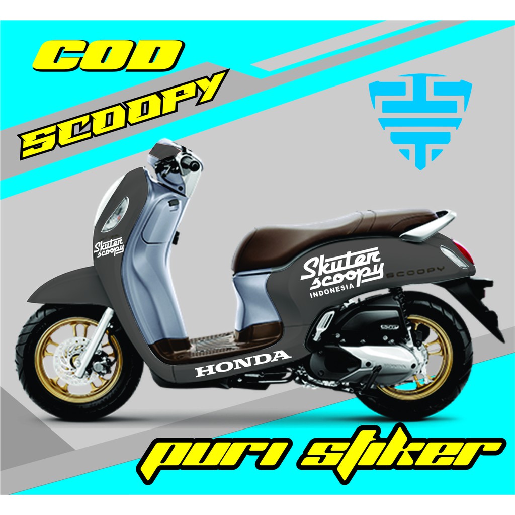 Jual Cutting Sticker Striping Skuter Scoopy SCOOPY 2017-2021/ SCOOPY ...