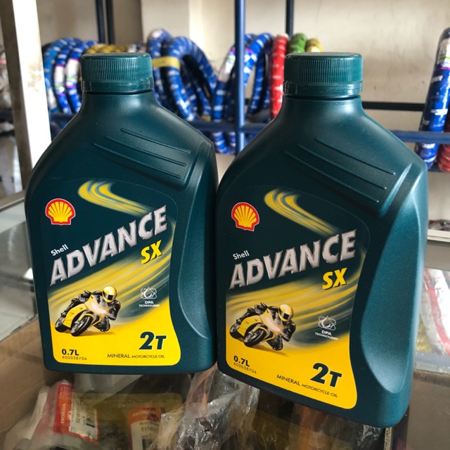 Jual Oli Motor Shell Advance 2T SX 700ml Original Asli | Shopee Indonesia