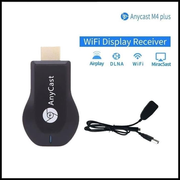 Jual Anycast M4 Plus Wifi Hdmi Dongle Screen Mirroring Wireless Display | Shopee Indonesia