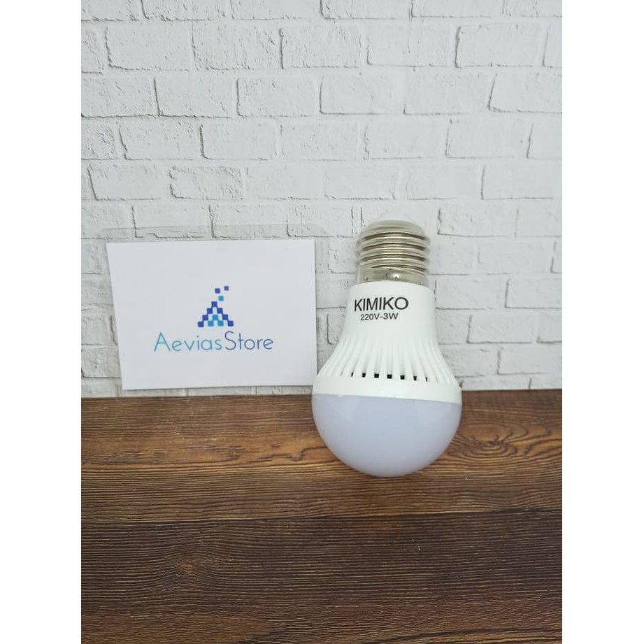 Jual Jual Bohlam / Bola Lampu Led 3 Watt Kimiko. | Shopee Indonesia