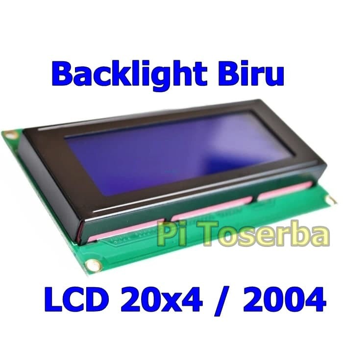 Jual LCD 2004 For Arduino 20x4 4x20 BLUE Biru Display Arduino Raspberry | Shopee Indonesia