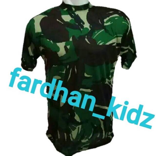 Jual Baju kaos Loreng Malvinas TNI AD untuk dewasa | Shopee Indonesia