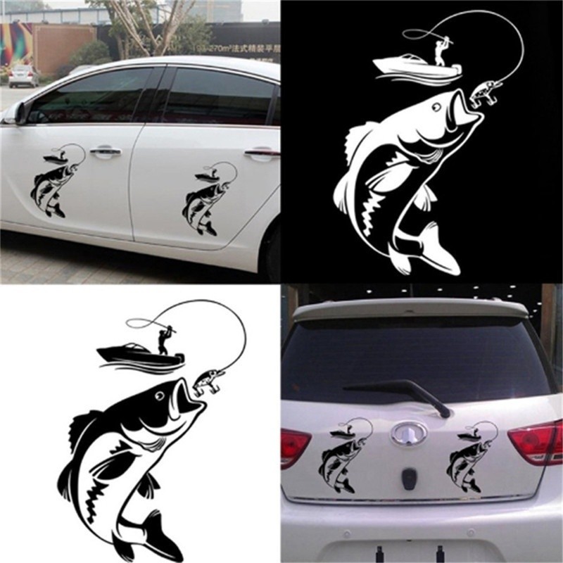 Jual Stiker Mobil / Sticker Mobil Motif Mancing Mania | Shopee Indonesia