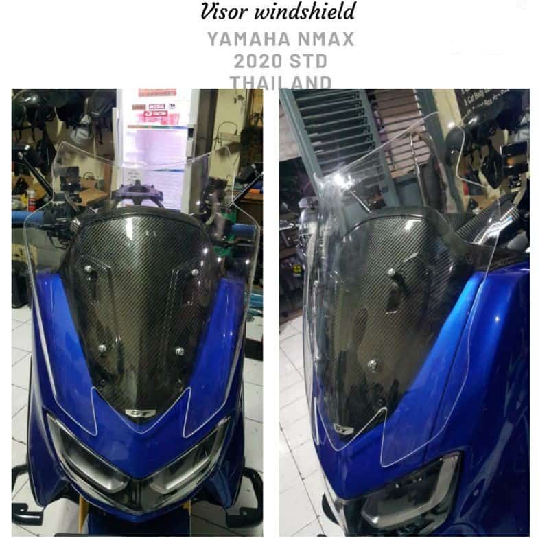 Jual Windshield nmax 2020 Thailand visor unik thailook visor nmax new ...