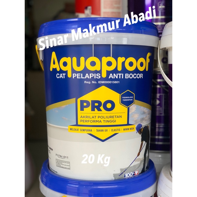 Jual Aquaproof Pro Pelapis Anti Bocor Inovasi Baru 20 KG Waterproofing ...