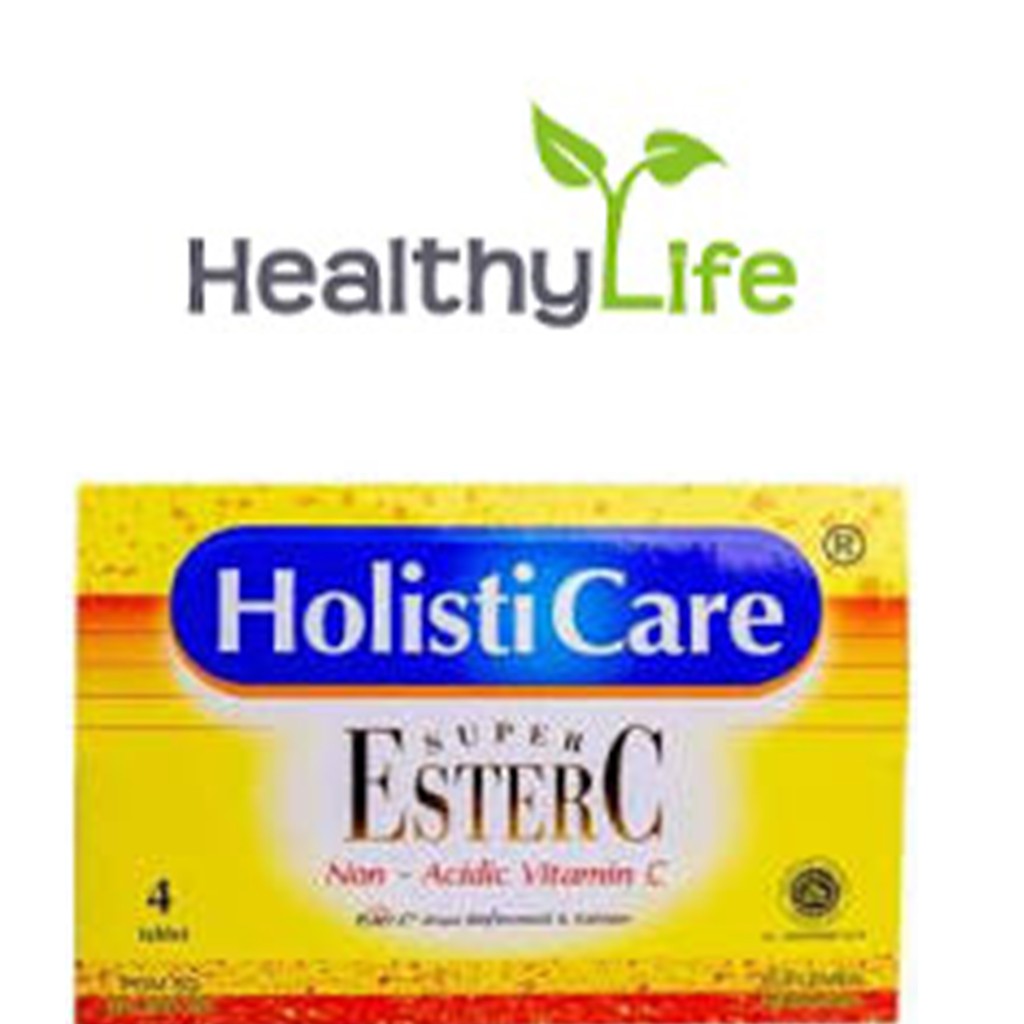Jual ESTER C HOLISTICARE 1 Strip isi 4 tablet ORIGINAL | Shopee Indonesia
