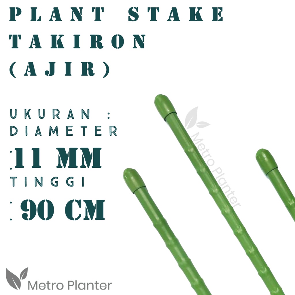 Jual Ajir Modern Takiron 11mm x 90cm - Turus perambat tanaman ...