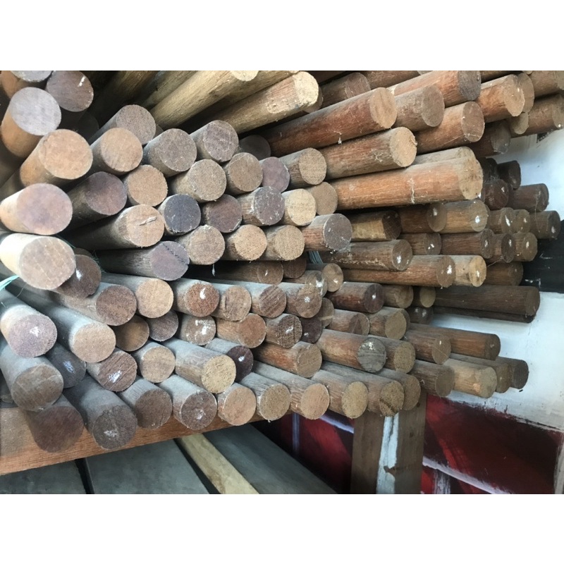 Jual panjang 100cm tebal 3cm garansi kayu penyangga tas obrok/ kayu ...