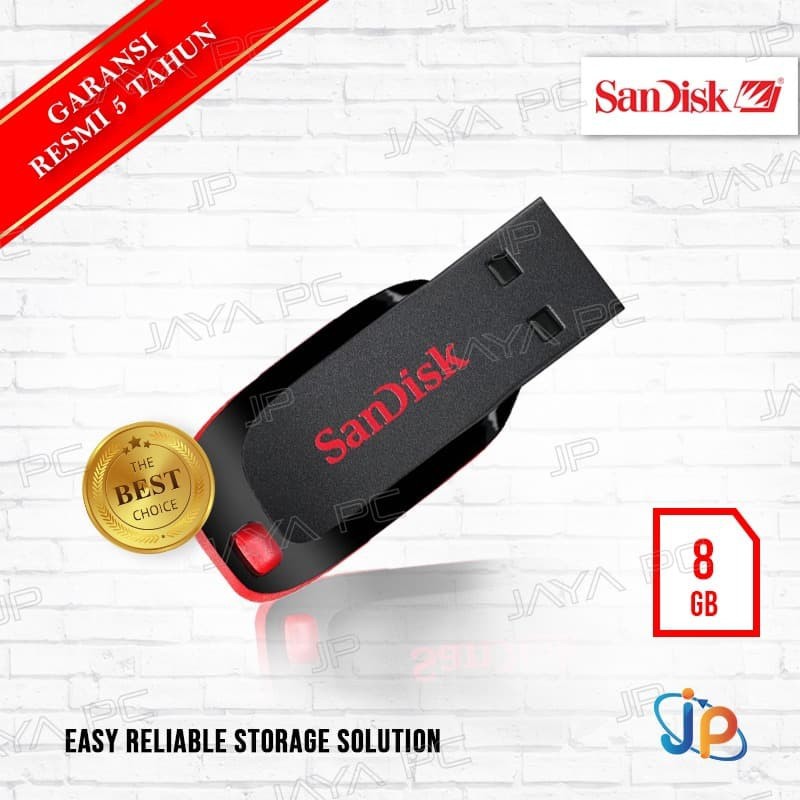 Jual FlashDisk Sandisk Cruzer Blade CZ50 8GB - Flash Disk Cruzer Blade ...