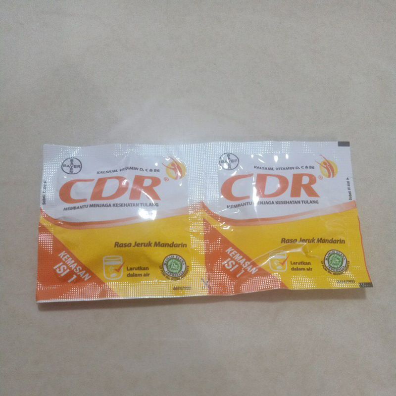 Jual CDR Rasa Jeruk Mandarin Isi 2 Tablet | Shopee Indonesia