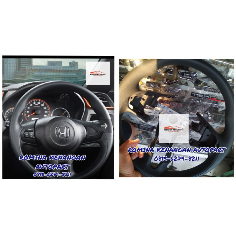 Jual Stir mobil/Lingkaran stir mobil BR-V Mobilio Brio Model Tombol ...
