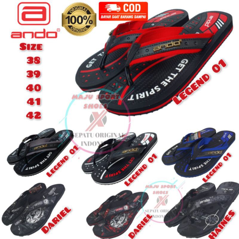Jual ANDO LEGEND 01 - SENDAL ANDO PRIA DEWASA / SENDAL ORIGINAL ANDO ...