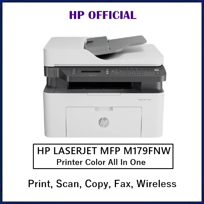 Jual HP LaserJet MFP M179FNW Wireless Color Printer Laser All In One ...