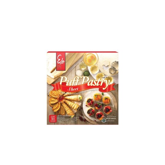 Jual Edo Frozen Puff Pastry Sheet 750 gr | Shopee Indonesia