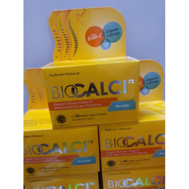Jual Bio Calci 72 Calsium + Ester C isi 30 tablet | Shopee Indonesia