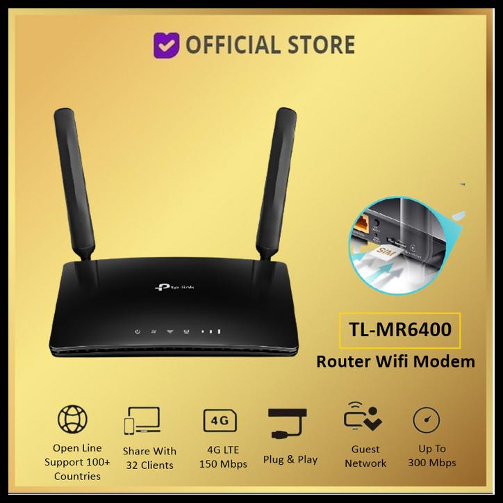 Jual Tplink Tl-Mr6400 Wireless N 4G Lte Router Wifi Modem Mifi Tp-Link ...
