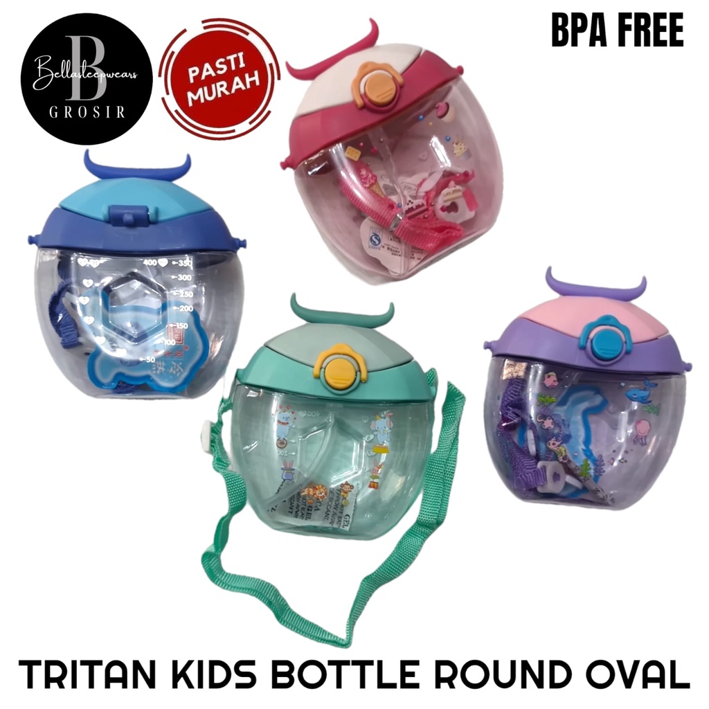 Jual BOTOL SELIYA BULAT OVAL TRITAN MINUM ANAK BULAT ROUND OVAL BABY ...