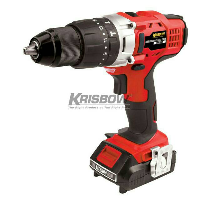 Jual Bor portable krisbow / CORDLESS IMPACT DRILL krisbow | Shopee ...