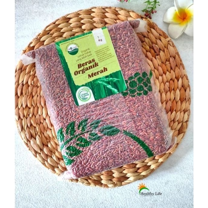 Jual Beras merah organik 1kg | Shopee Indonesia