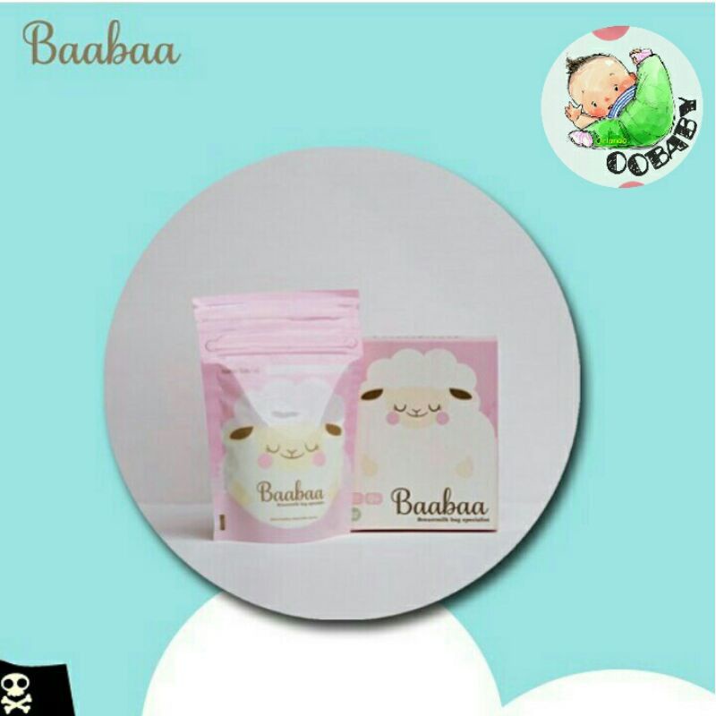 Jual Baabaa clear kuning 100ml new baabaa value kantong plastik susu ...