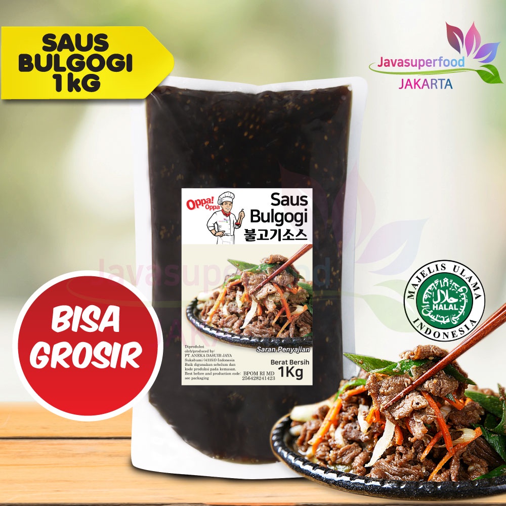 Jual Saus bulgogi korea 1Kg / Sauce bulgogi saus daging BBQ STEAK Halal | Shopee Indonesia