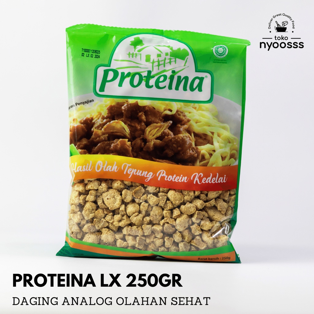 Jual Proteina LX 250Gr/ Daging Nabati / Daging Analog / Daging Isian ...