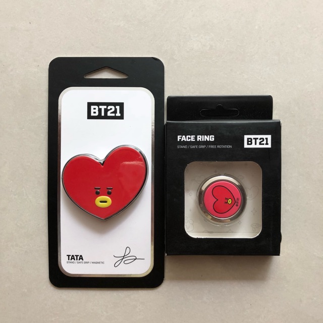 Jual BT21 GRIPTOK & FACE RING TATA & KOYA | Shopee Indonesia