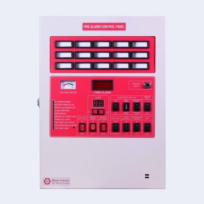 Jual Mcfa Master Control Fire Alarm Besi Panel Hong Chang 15 Sone Hc 15 ...