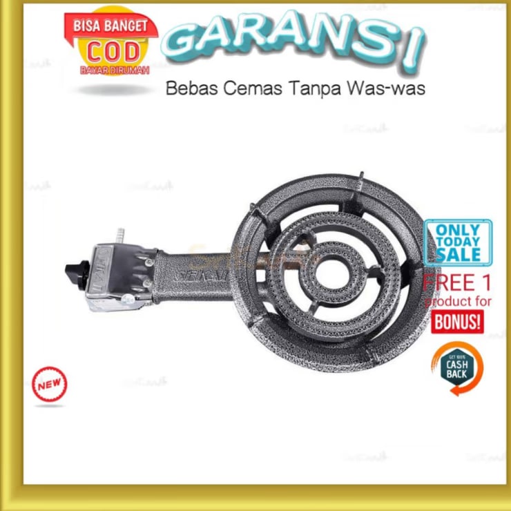 Jual Kompor Cor Gas Lpg 1 Tungku Low Pressure Tekanan Rendah | Shopee Indonesia