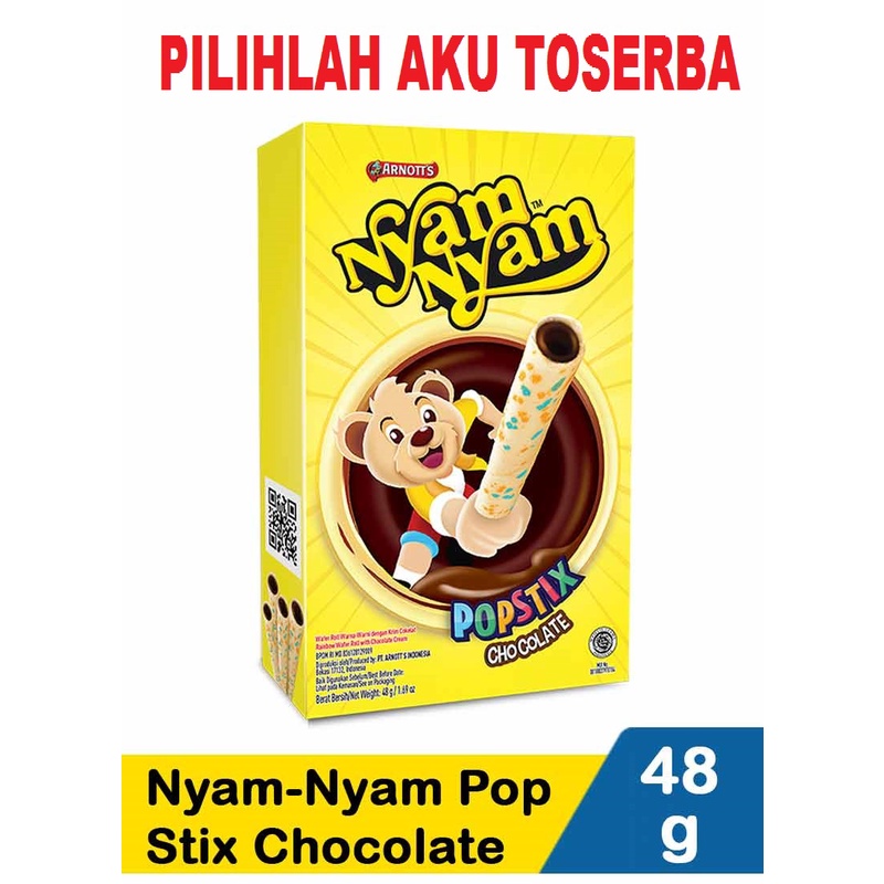 Jual Arnott's Nyam Nyam POPSTIX / POP STIX CHOCOLATE 48 gr - (HARGA ...